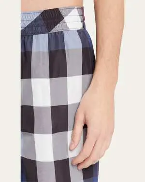 Burberry Guildes Signature Check Swim Trunks