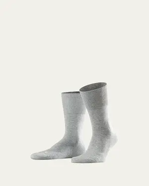 Falke Falke Run Plush-Sole Socks Light Grey