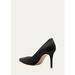 GIANVITO ROSSI 85 Vitello Leather Pumps