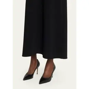 GIANVITO ROSSI 85 Vitello Leather Pumps
