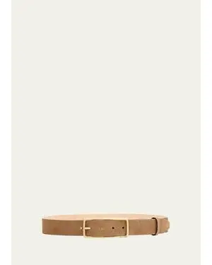 Rag & Bone Rebound Suede Belt - Camel