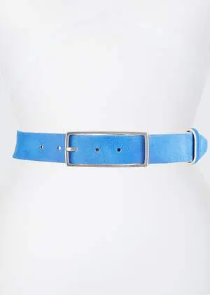 Rag & Bone Rebound Suede Belt Deepblusd