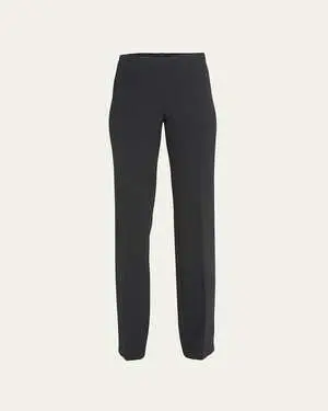 Akris Carol Classic Flat-front Pants