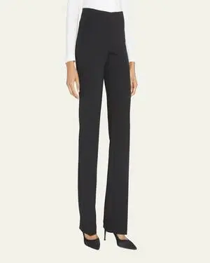 Akris Carol Classic Flat-front Pants