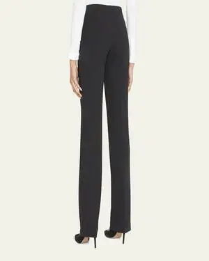 Akris Carol Classic Flat-front Pants