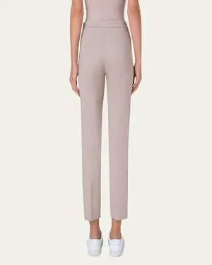 Akris Franca Cropped Trousers - Light Brown