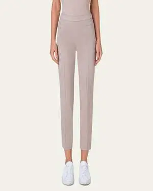 Akris Franca Cropped Trousers - Light Brown