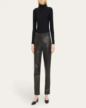 Commando Butter Turtleneck Bodysuit - Black