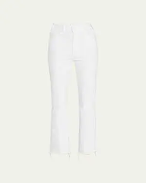 MOTHER The Hustler Ankle Fray Jeans - Fairest Of
