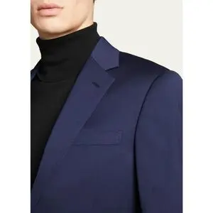 Ralph Lauren Purple Label Gregory Wool Serge Blazer - Navy