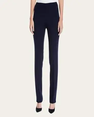 Akris Constance Double-face Wool Pants