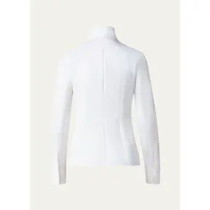 Akris Long-sleeve Poplin Blouse
