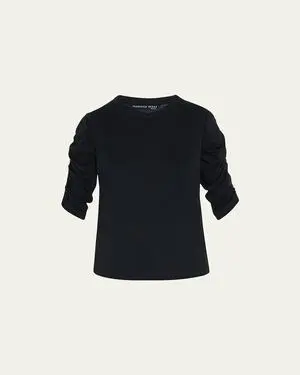 Veronica Beard Waldorf Tee - Black