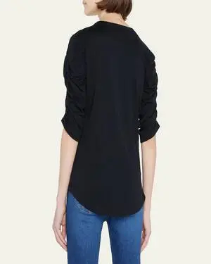 Veronica Beard Waldorf Tee - Black