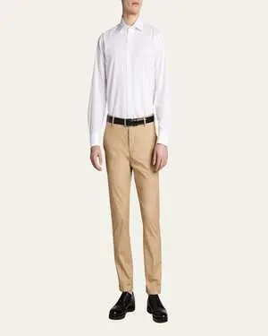 Bergdorf Goodman Formal Twill Fly-front Dress Shirt