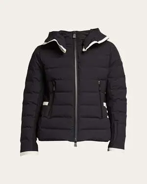Moncler Lamoura Fitted Down Ski Jacket