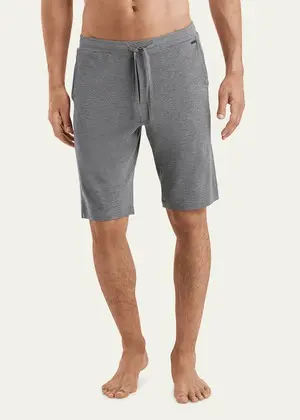 Hanro Casual Lounge Shorts Gray Pattern