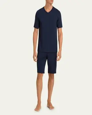 Hanro Casual Lounge Shorts - Navy