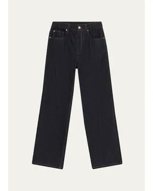 Brunello Cucinelli Wide-leg Denim Pants - Blue