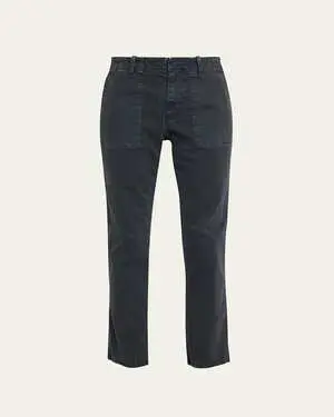 NILI LOTAN Jenna Cropped Pants - Carbon