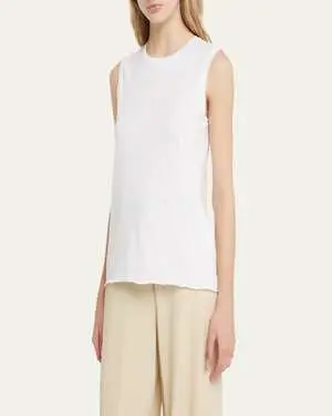 NILI LOTAN Cotton Muscle Tee