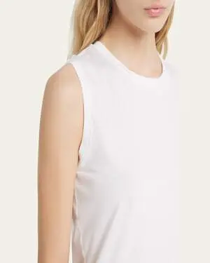 NILI LOTAN Cotton Muscle Tee