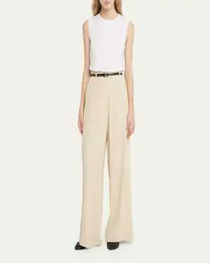 NILI LOTAN Cotton Muscle Tee