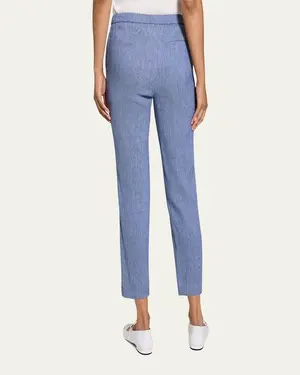 Theory Treeca Pull-on Ankle Pants