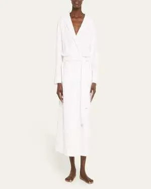 Hanro Hooded Plush Long Robe