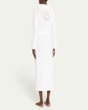 Hanro Hooded Plush Long Robe