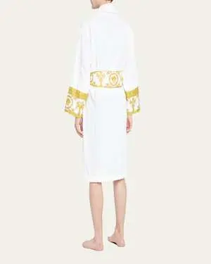 Versace Barocco Sleeve Robe - Gold