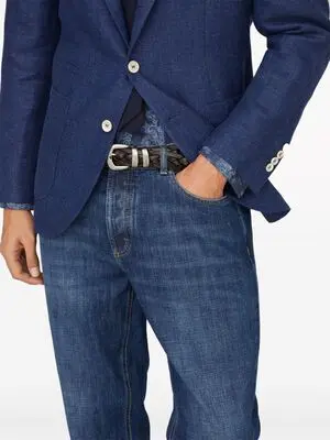 Brunello Cucinelli Braided Leather Belt