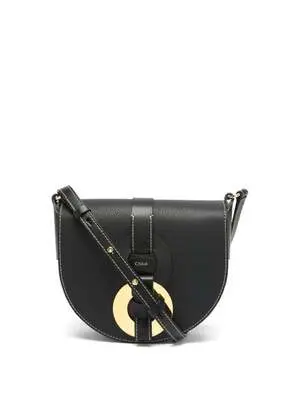 Chloé Chloé - Darryl Grained-leather Cross-body Bag - Womens - Black - Black