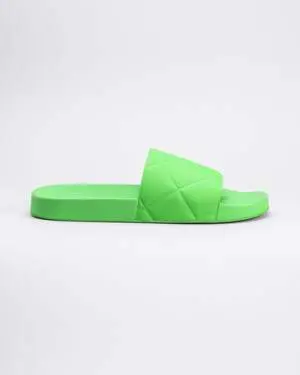 Bottega Veneta The Slider Sandals Sea Salt