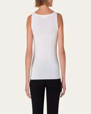 Akris Knitted Tank - Cream
