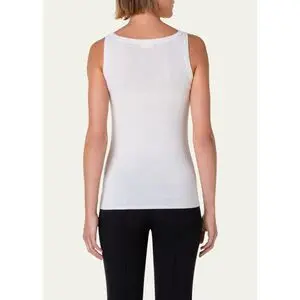 Akris Knitted Tank - Cream