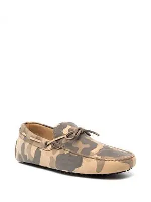 TOD'S Gommino Camouflage-print Driving Shoes