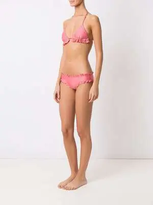 AMIR SLAMA Ruffled-trim Bikini