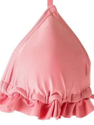 AMIR SLAMA Ruffled-trim Bikini