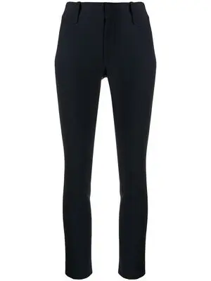 Vince High-waist Cropped Trousers - Blue