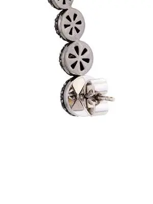 ALINKA 18kt White Gold Black Caviar Diamond Right Slider Earring