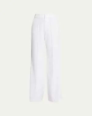 Alice + Olivia Dylan Wide-leg Pants - White