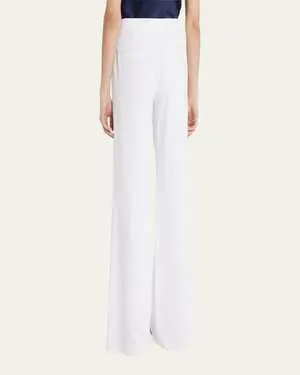 Alice + Olivia Dylan Wide-leg Pants - White
