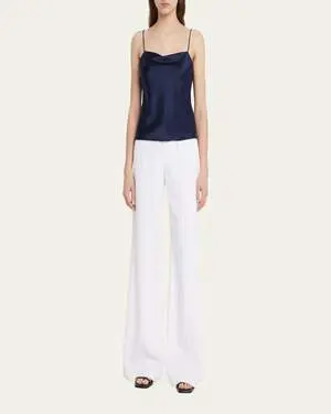 Alice + Olivia Dylan Wide-leg Pants - White