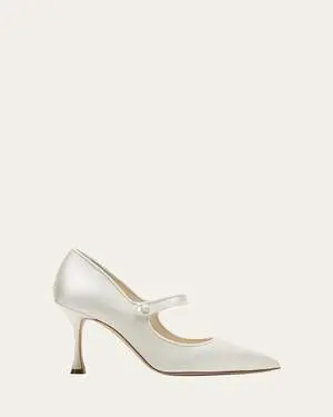 Manolo Blahnik Camparinew Pumps - Cream