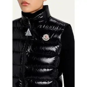 Moncler Ghany Down Vest - Black