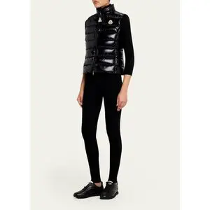 Moncler Ghany Down Vest - Black