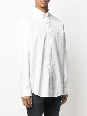 Polo Ralph Lauren Embroidered Logo Shirt - White