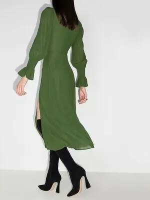 REFORMATION Galena High-neck Midi Dress