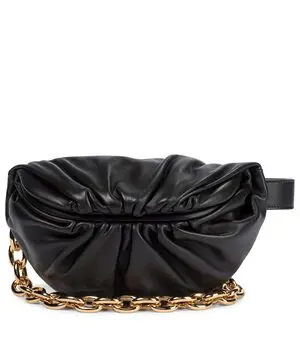 Bottega Veneta Chain Pouch Leather Crossbody Bag
